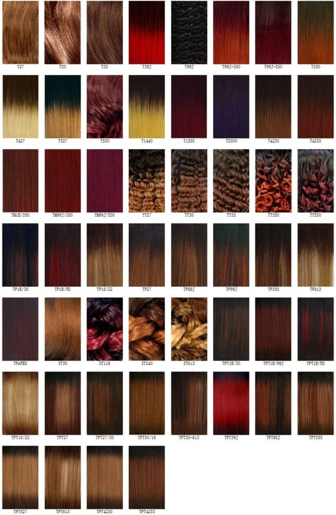 Best Hair Color Chart with Different Shades to Try