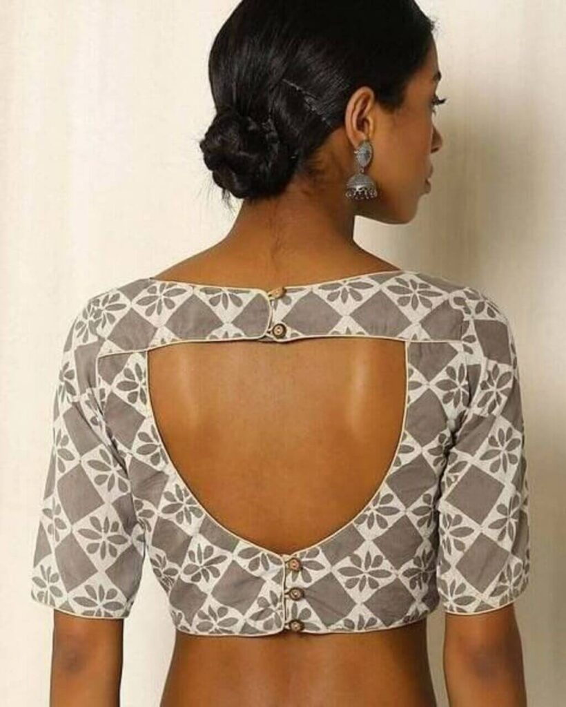 30+ Amazing Back Neck Latest Blouse Designs Ideas in 2023