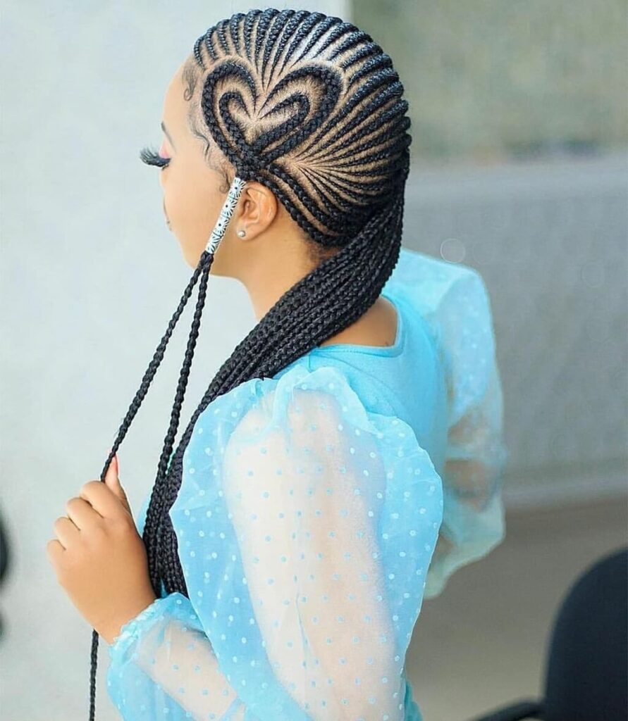 Knotless Braids With Heart: 30+ Trendy Braided Hairstyle
